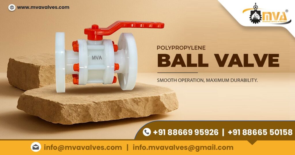 Polypropylene Ball Valve in UAE - Multitech Valves And Automation